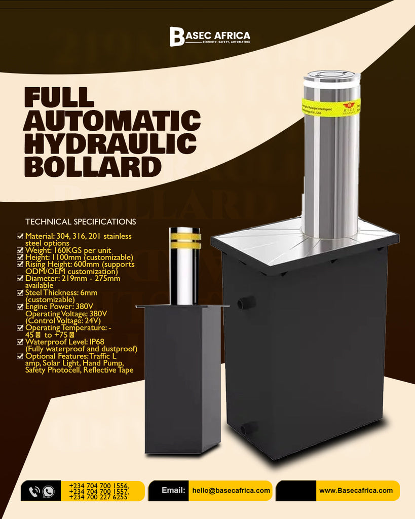 Revolutionizing Security with Full Automatic Hydraulic Bollards – Basec Africa