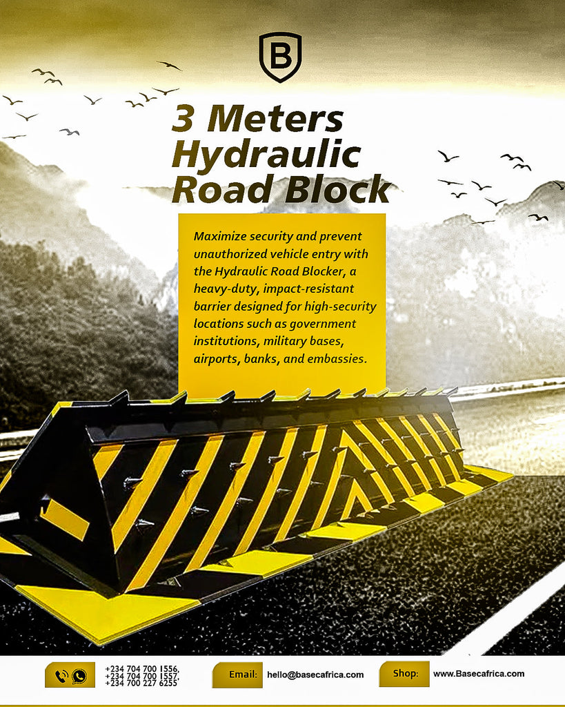 3 Meters Hydraulic Road Block – The Ultimate Security Barrier – Basec ...