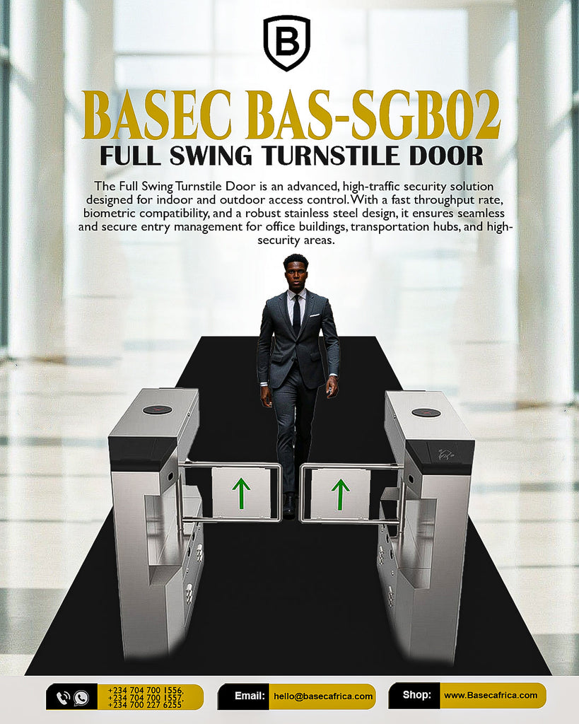 BASEC BAS-SGB02 Full Swing Turnstile Door – Intelligent Access Control ...