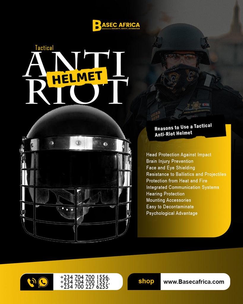Reasons to Use a Tactical Anti-Riot Helmet: – Basec Africa