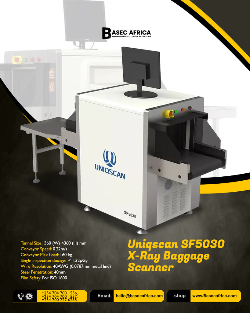 Why and How to Use the UNIQSCAN SF5030 X-Ray Baggage Scanner – Basec Africa